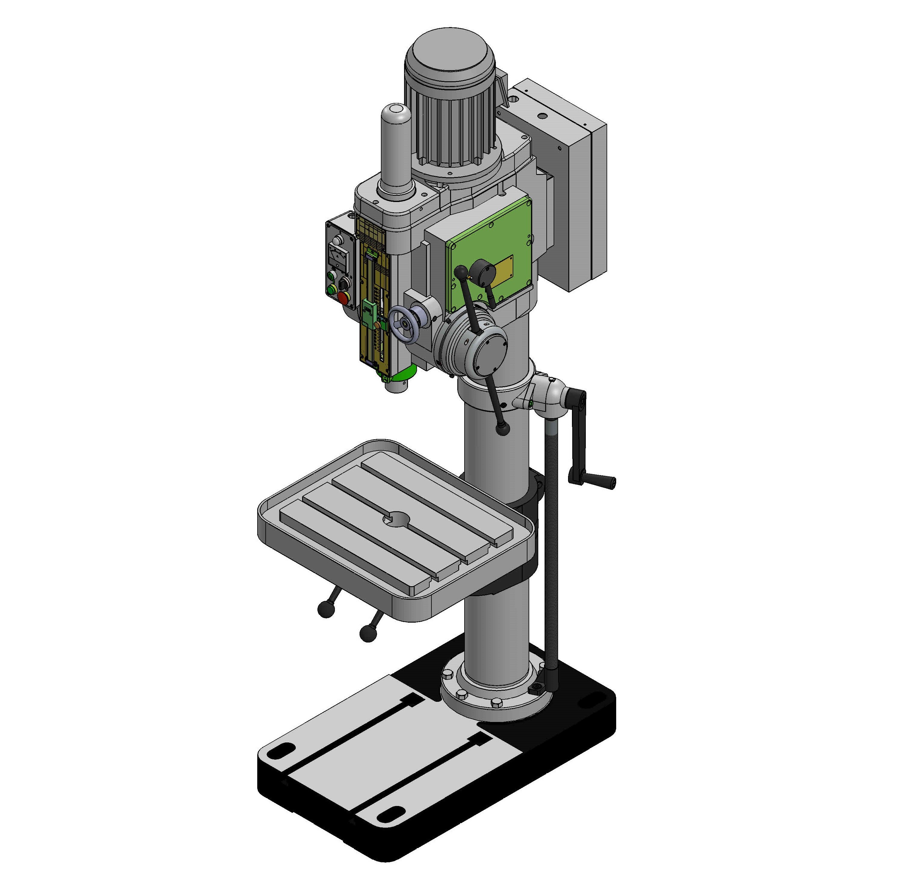 Upright Drilling Tapping Machine (Square Table)(digital depth gauge ...