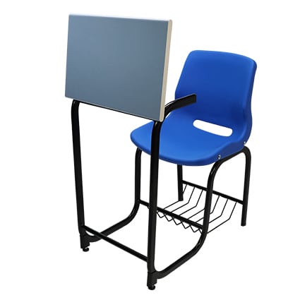 107Cw-3 Student Desk Attached Chair with Flippable Desk | Taiwantrade
