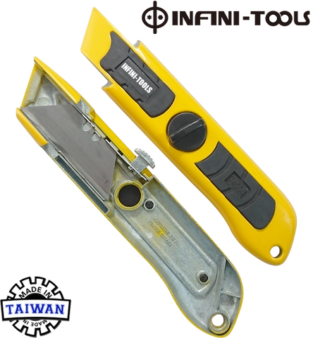 Heavy Duty Retractable utility Knife, With Trapezoid Blades ...