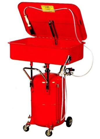 Pneumatic Parts Washers with 20 Gallon Cleaning Tank & A Trolley Tank ...